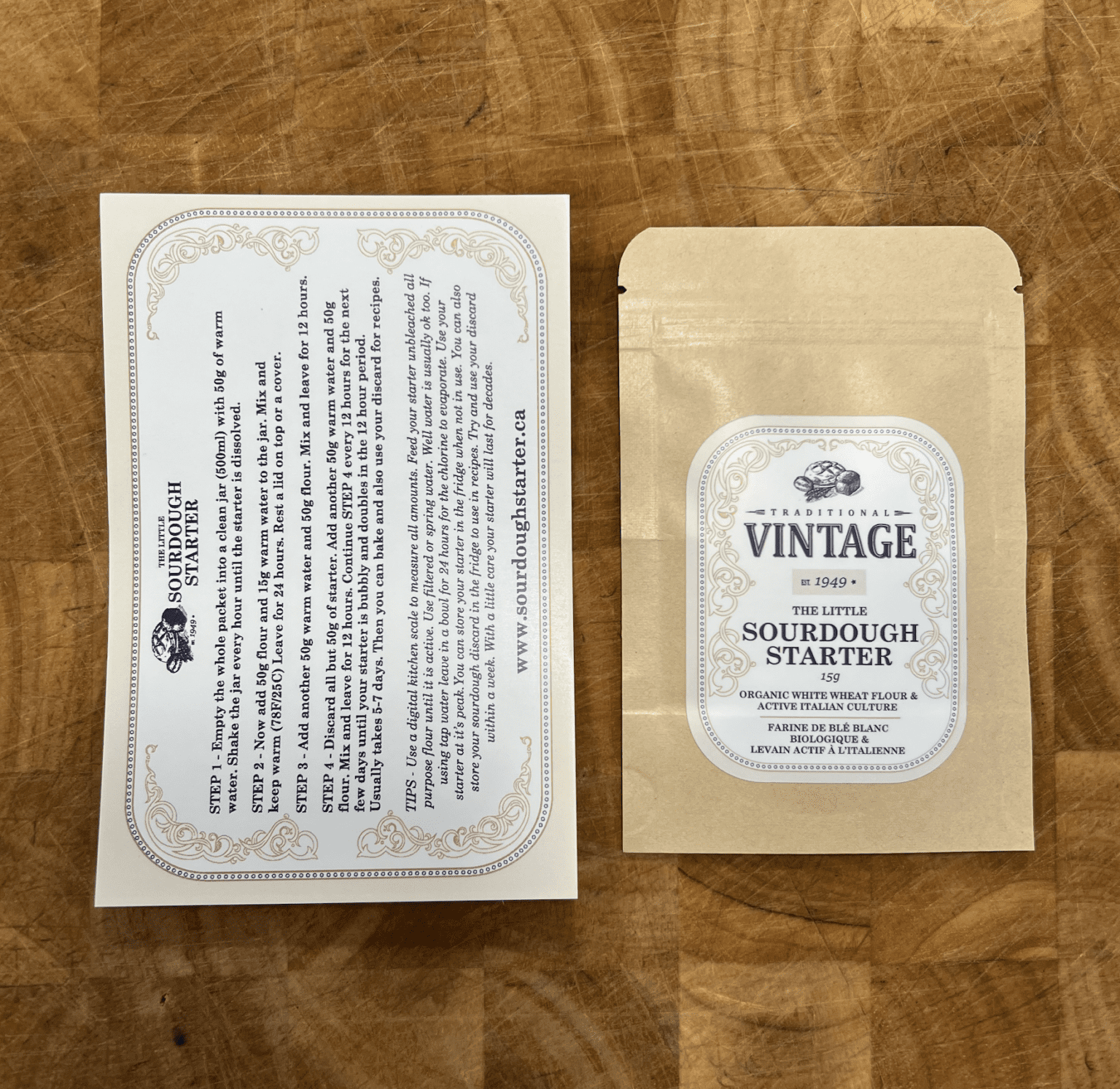 The Little Sourdough Starter / Le Petit Levain - Since 1949