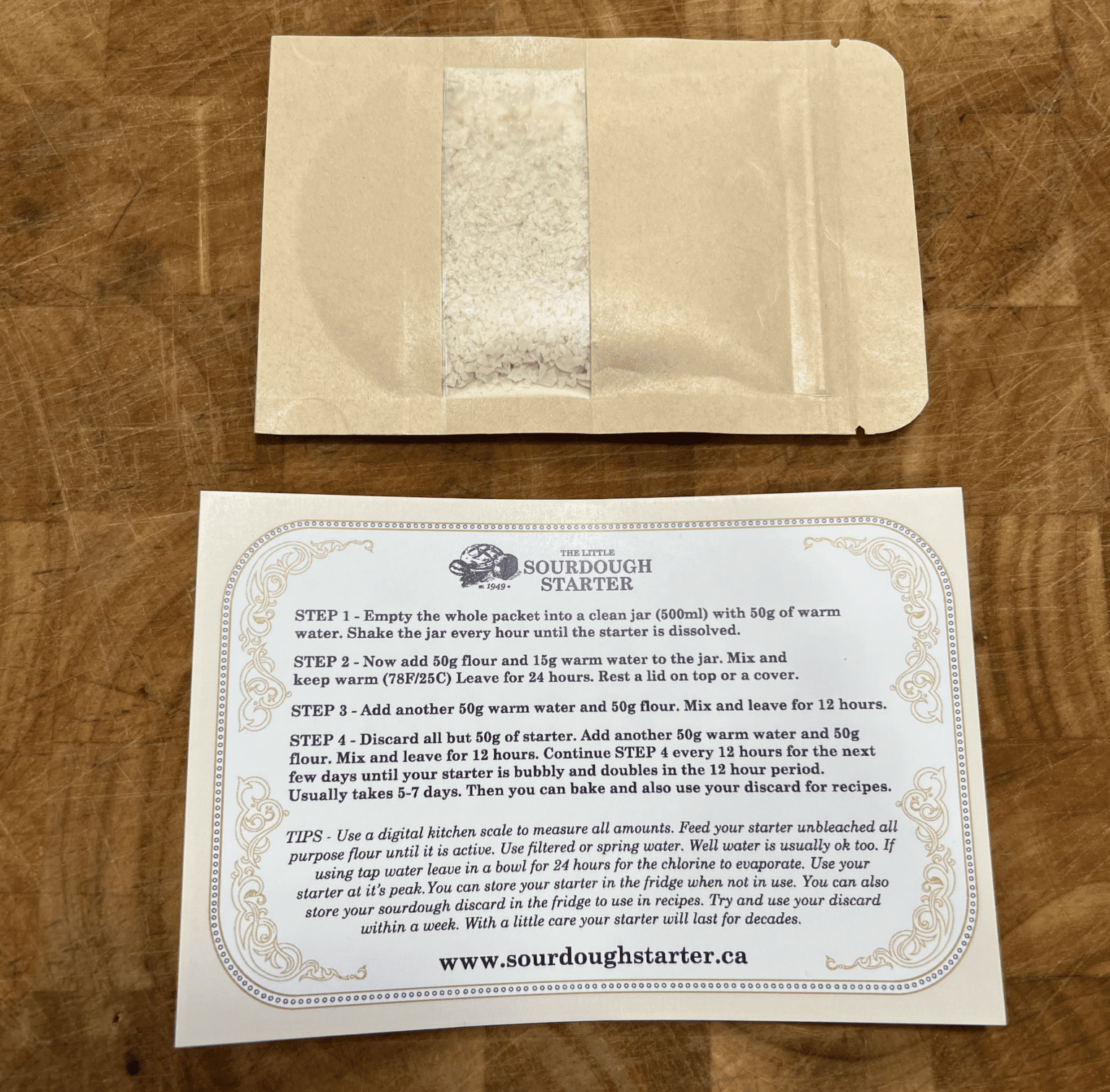 The Little Sourdough Starter / Le Petit Levain - Since 1949